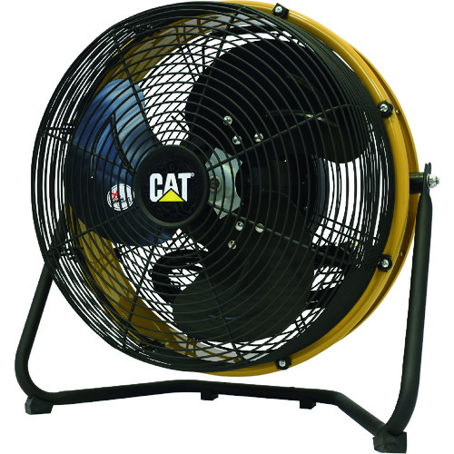 CAT 工場扇 35cm(壁 床タイプ)羽根軸180°半転機能付 イエロー HV14S360 環境改善用品 暑さ対策用品 工場扇(代引不可)【送料無料】
