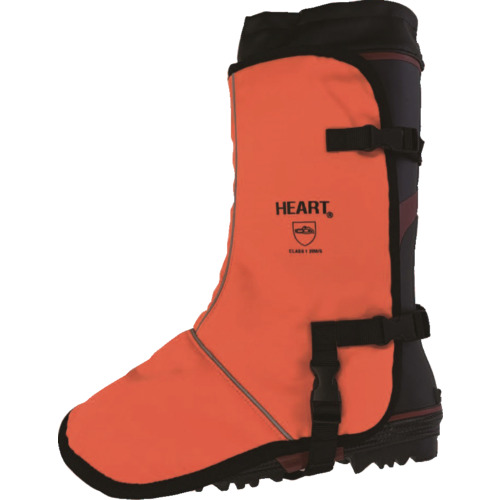HEART チェーンソー防護用脚絆 極 HTC001OR 保護具 保護服 防護服 耐切創保護服(代引不可)【送料無料】