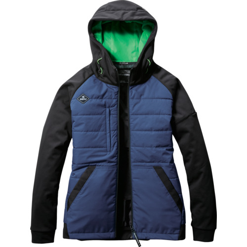 BURTLE ヒーターフーディジャケット3220-76-Lジェットパープル 322076L 環境改善用品 寒さ対策用品 防寒着(代引不可)【送料無料】