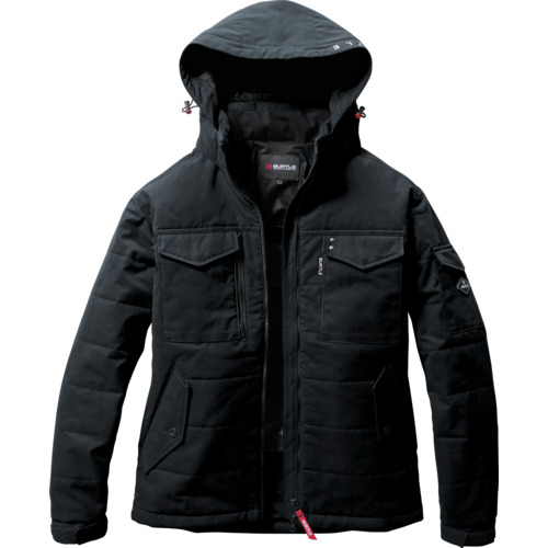 BURTLE 防寒ジャケット5050-35-3XLブラック 5050353XL 環境改善用品 寒さ対策用品 防寒着(代引不可)【送料無料】