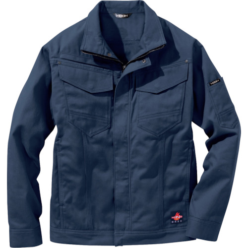 HOOH 難燃ブルゾン M ネイビー 村上被服 保護具 保護服 防護服 難燃保護服 4203-M-1(代引不可)【送料無料】