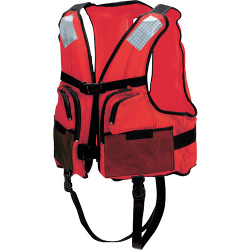 OCEANLIFE 小型船舶用ライフジャケット レッド TYPE A オーシャン・ライフ 環境改善用品 防災 防犯用品 避難用品 BW-2003-A-RD(代引不可)【送料無料】