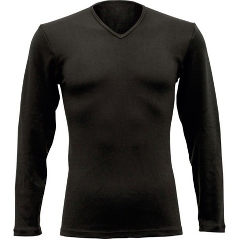 リベルタ サーモワン Vネック長袖 メンズ/BLK(M) TO26100000(代引不可)【送料無料】