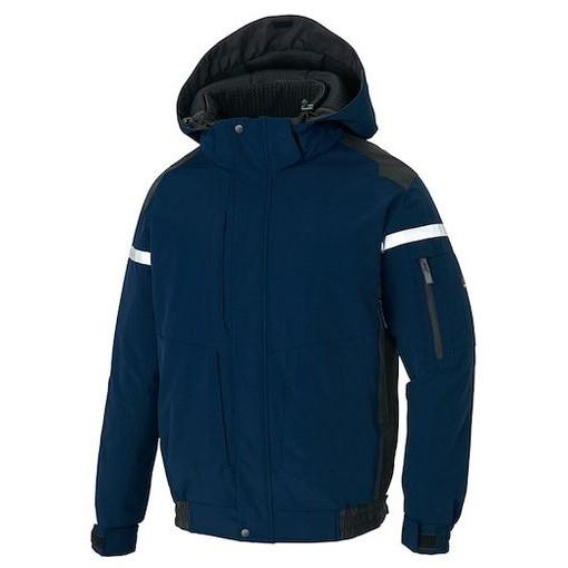 アイトス フルハーネス対応防寒ブルゾンネイビーM AZ8976008M 保護具 保護具 作業服 防寒着(代引不可)【送料無料】