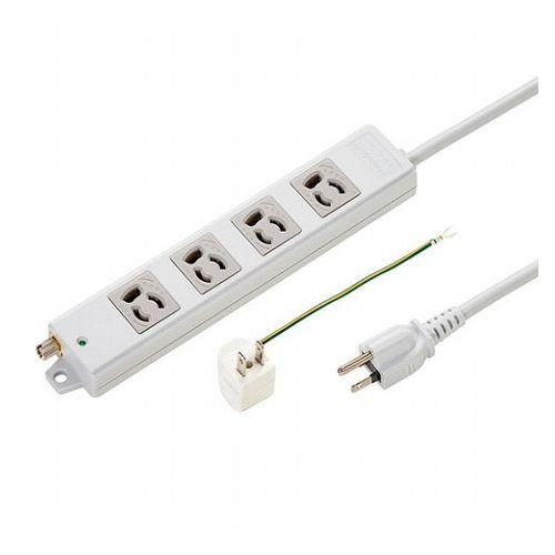 【5個セット】 サンワサプライ 抜け止めタップ 3m TAP-5431MGN2-3X5(代引不可)【送料無料】