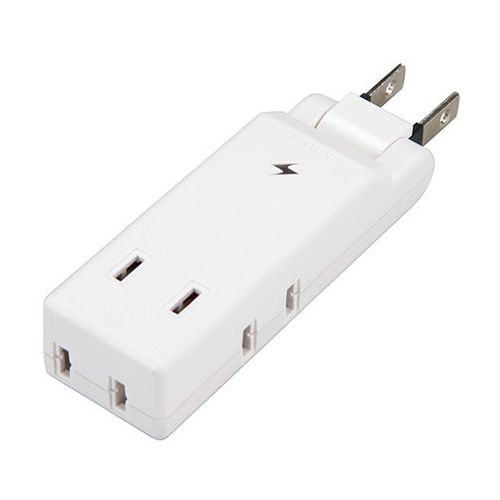 【20個セット】 YAZAWA 雷ガード付極小コーナータップ 4個口 ホワイト Y02CMK400WHX20(代引不可)【送料無料】