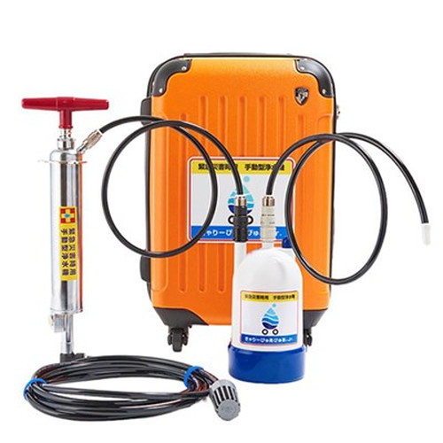 エイアイティ きゃりーぴゅあぴゅあJr. キャリーカート型浄水装置 手動型 CP-JR0001 調理用品(代引不可)【送料無料】