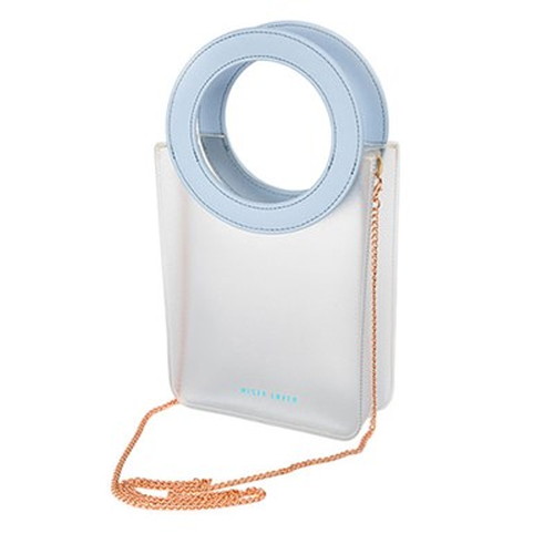 MISTY LAYER ボディバッグ ミストをまとうような柔らかい透け感と上品な風合い クリア MLBb-CL 雑貨(代引不可)【送料無料】