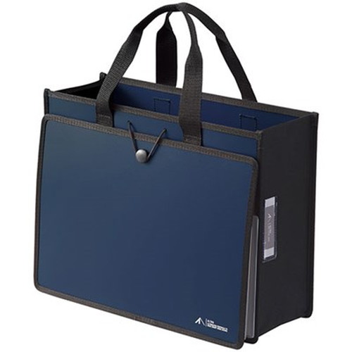 【5個セット】 LIHIT LAB. ツールバッグ P.P. A4 ネイビー A-7773-11-NVX5 雑貨(代引不可)【送料無料】