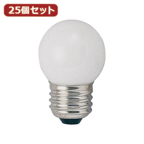 YAZAWA 【25個セット】 ベビーボール球40WホワイトE26 G402640WX25 家電 照明器具 照明器具【送料無料】