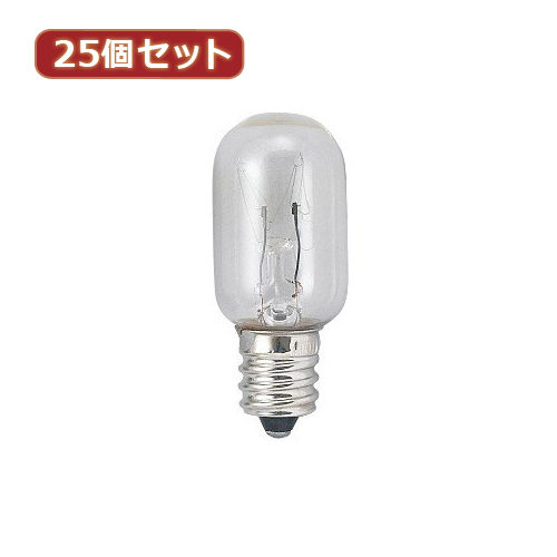 YAZAWA 【25個セット】 ナツメ球3Wクリア T201203CX25 家電 照明器具 照明器具【送料無料】