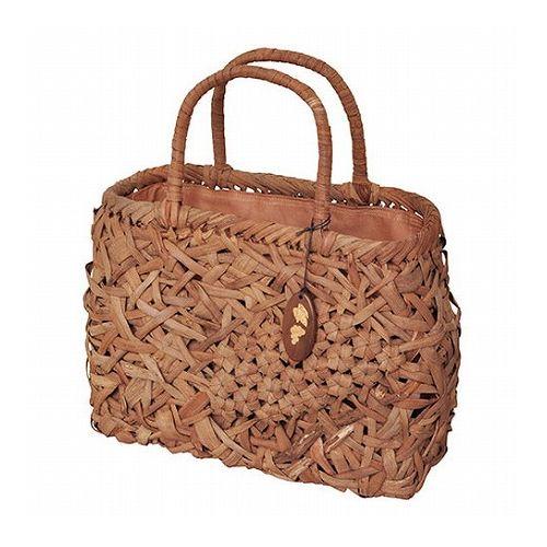 ヤマコー てまひま工房 日本製 山葡萄バッグ 葡萄の実 縦長 yamaco79342(代引不可)【送料無料】