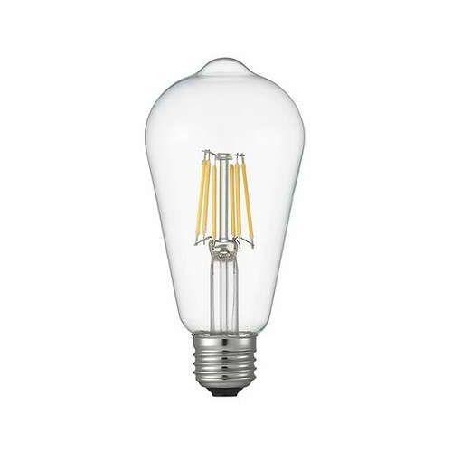 【10個セット】 YAZAWA フィラメントLED 60W エジソン形 E26 CL LDE6LG64CX10【送料無料】