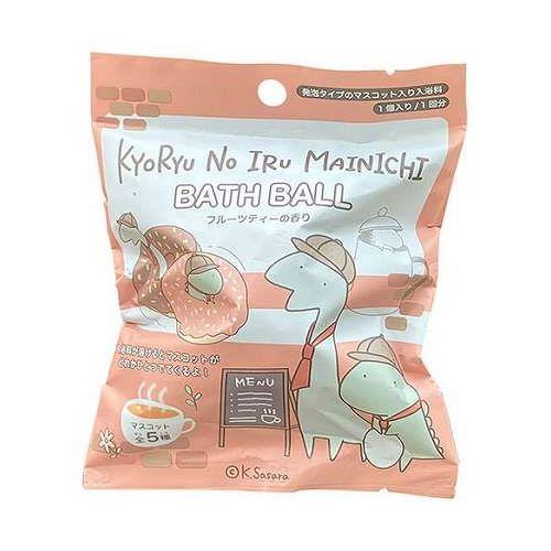 【1ケース(24個入)】 ノルコーポレーション バスボール 発泡タイプの入浴剤 恐竜のいる毎日03 ABD072003X24【送料無料】