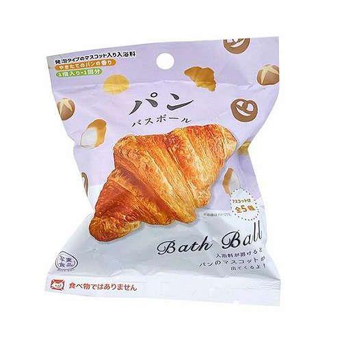 【1ケース(24個入)】 ノルコーポレーション バスボール 発泡タイプの入浴剤 写実食品 パン OBBLD0101X24【送料無料】