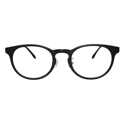 PrimaOpt 透明でメガネのようなクリアサングラス 2001-1 ボストン型 紫外線カット ブルーライトカット ブラック 2001-1(代引不可)【送料無料】