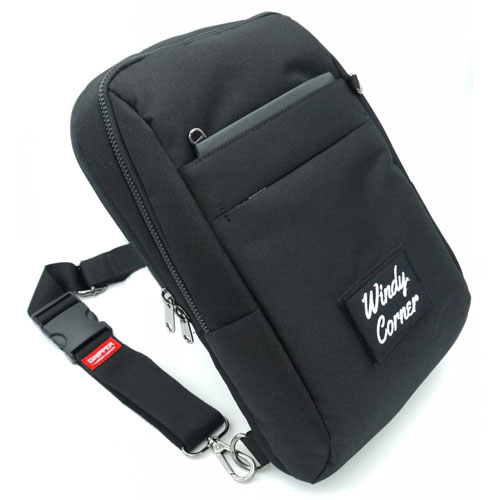 AJAX スキミング防止 防犯スリングバッグ WindyCorner(ウィンディコーナー) ブラック AJX90630 雑貨 ホビー【送料無料】