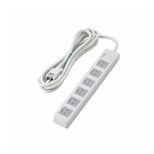 5個セットエレコム 3pinタップ/マグネット付/ホコリシャッター付/6個口/2.5m/ホワイト T-T1D-3625WHX5(代引不可)【送料無料】