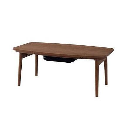 コタツテーブル 幅90×奥行50×高さ36 天然木化粧繊維板 オーク 天然木 ラバーウッド ウレタン塗装 石英管ヒーター300W MS-303H(代引不可