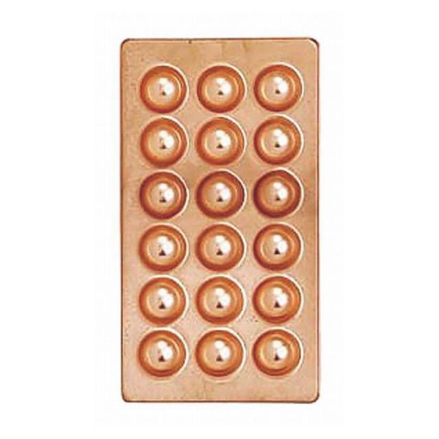 カンダ ?A銅製たこ焼天板 18穴 067044【送料無料】