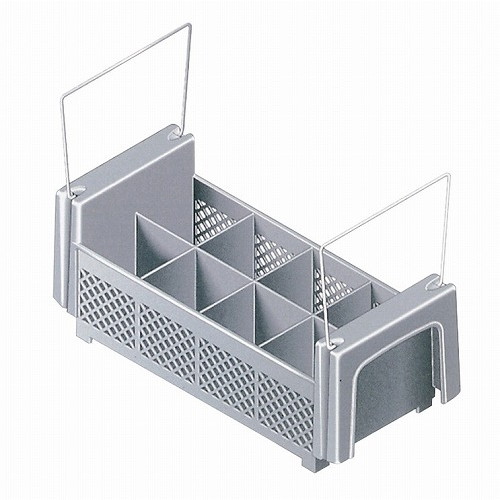 キャンブロ フラットウェアバスケット 8コンパーチメント 8FB434 ソフトグレー(代引不可)【送料無料】