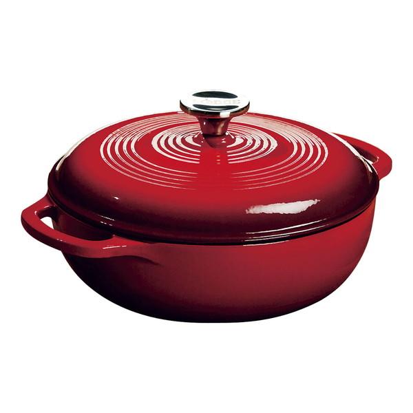 ロッジ エナメルダッチオーブン 3クォート レッド [AEN0302]【送料無料】