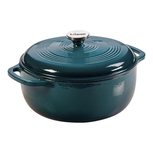 ロッジ エナメルダッチオーブン 6クォート ラグーン [AEN0311]【送料無料】