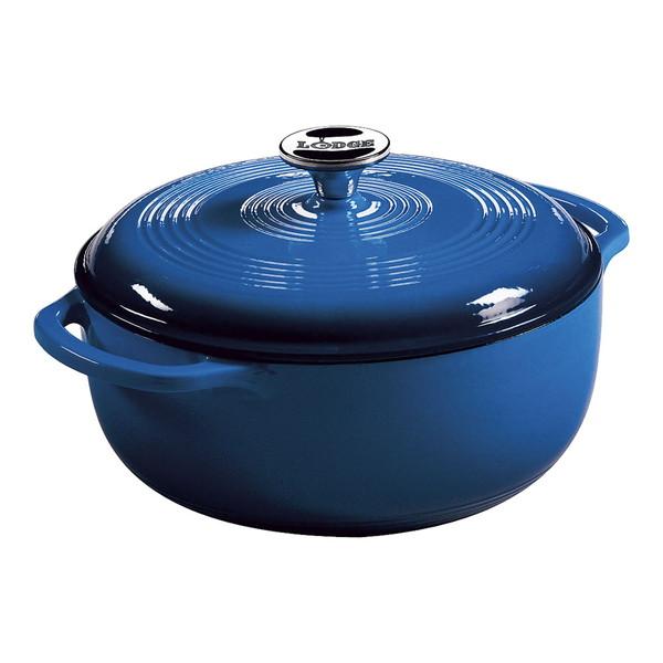 ロッジ エナメルダッチオーブン 4.6クォート ブルー [AEN0303]【送料無料】