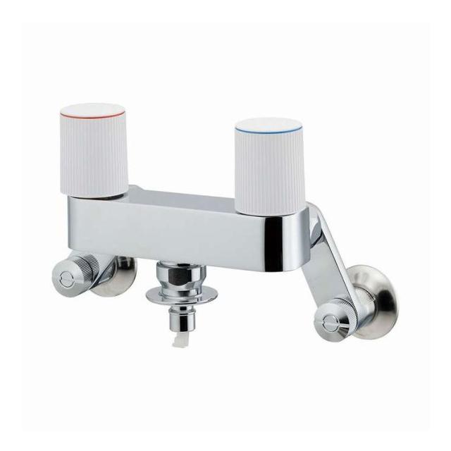 洗濯機用混合栓(ストッパーつき) カクダイ 127-313(代引不可)【送料無料】