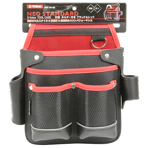 E-Value 釘袋 ホルダー付き レッド EDK-4D RD【送料無料】の通販はau PAY マーケット - リコメン堂 | au PAY マーケット－通販サイト
