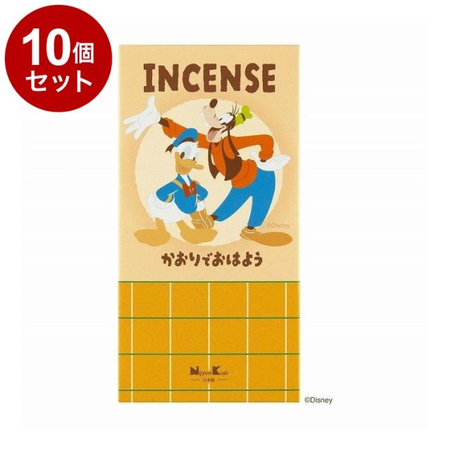 【単品10個セット】 ディズニー インセンス かおりでおはよう 日本香堂【送料無料】