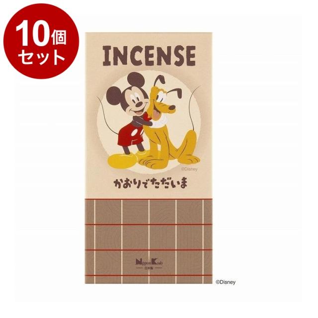 【単品10個セット】 ディズニー インセンス かおりでただいま 日本香堂【送料無料】