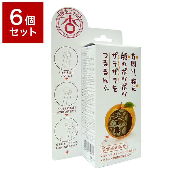 6個セット 三和通商 あんず本舗 杏ポロポロジェル 日本製 100g 化粧品 スキンケア スキン 肌ケア ピーリング 美肌 ケア(代引不可)【送料