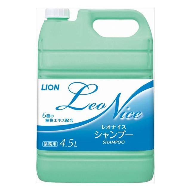 6個セット ライオンハイジーン レオナイスシャンプー 4.5L(代引不可)【送料無料】