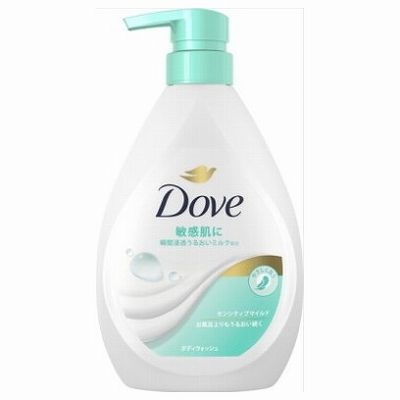 【単品20個セット】 ダヴボディウォッシュセンシティブマイルドポンプ470g まとめ買い(代引不可)【送料無料】