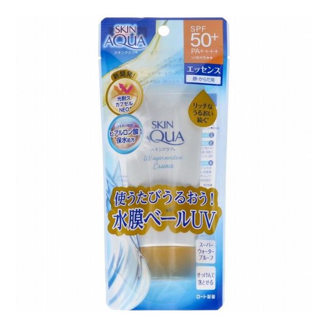 【単品11個セット】 ロート製薬 スキンアクア スーパーモイスチャーエッセンス 80g(代引不可)【送料無料】