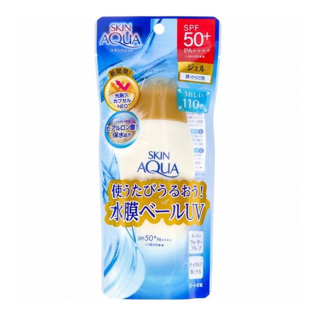 【単品8個セット】 ロート製薬 スキンアクア スーパーモイスチャージェル 110g(代引不可)【送料無料】