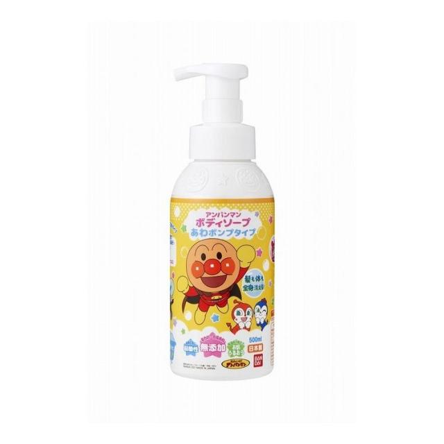 【単品12個セット】 バンダイ アンパンマン ボディソープ あわポンプタイプ 500ML(代引不可)【送料無料】