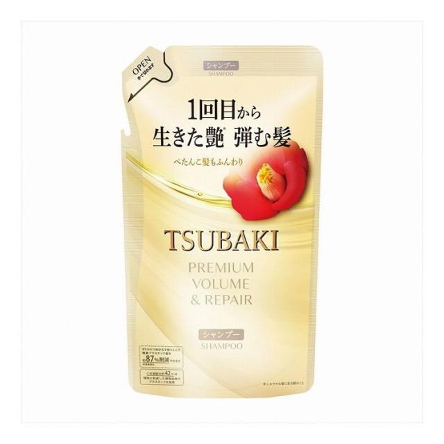 【単品16個セット】 TSUBAKI(ツバキ) プレミアム ボリューム&リペア シャンプー(代引不可)【送料無料】