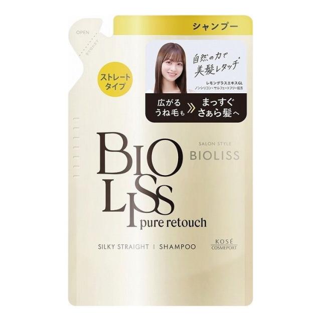 【単品12個セット】 サロンスタイル ビオリス ピュアレタッチ うねさぁら シャンプー つめかえ(代引不可)【送料無料】