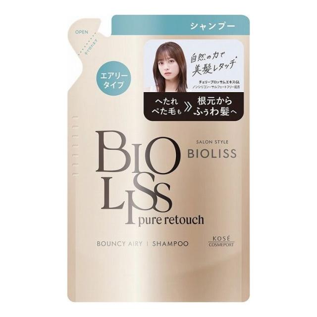 【単品11個セット】 サロンスタイル ビオリス ピュアレタッチ ぺたふぅわ シャンプー つめかえ(代引不可)【送料無料】