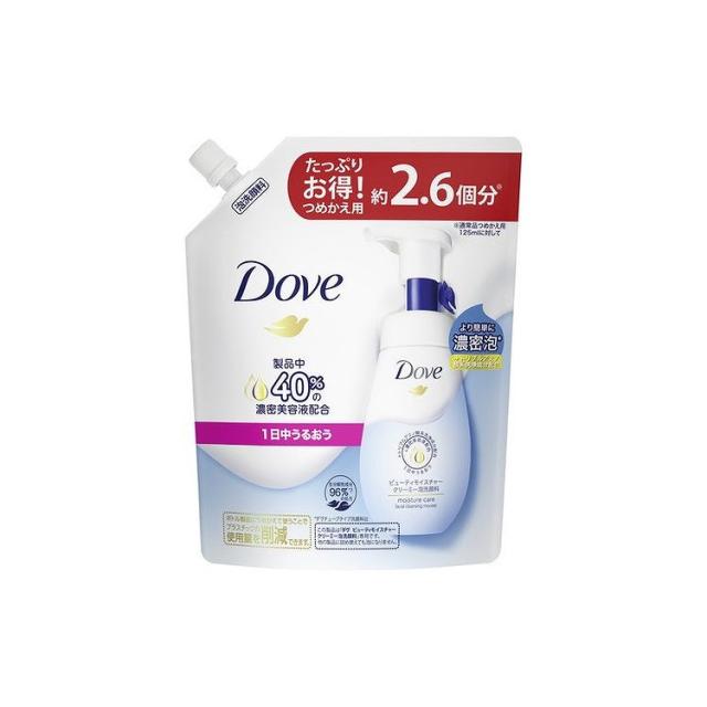 【単品12個セット】ダヴ ビューティモイスチャー クリーミー泡洗顔料 つめかえ用 320ml(代引不可)【送料無料】