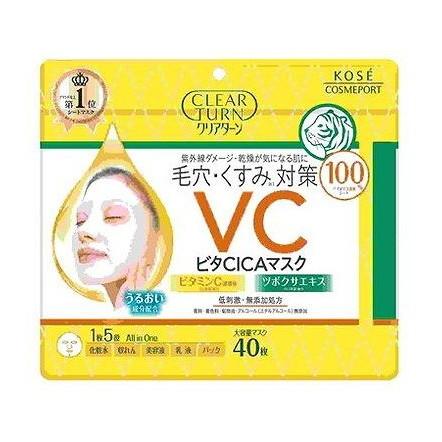 【単品12個セット】 クリアターン ビタCICA マスク コーセーコスメポート(代引不可)【送料無料】