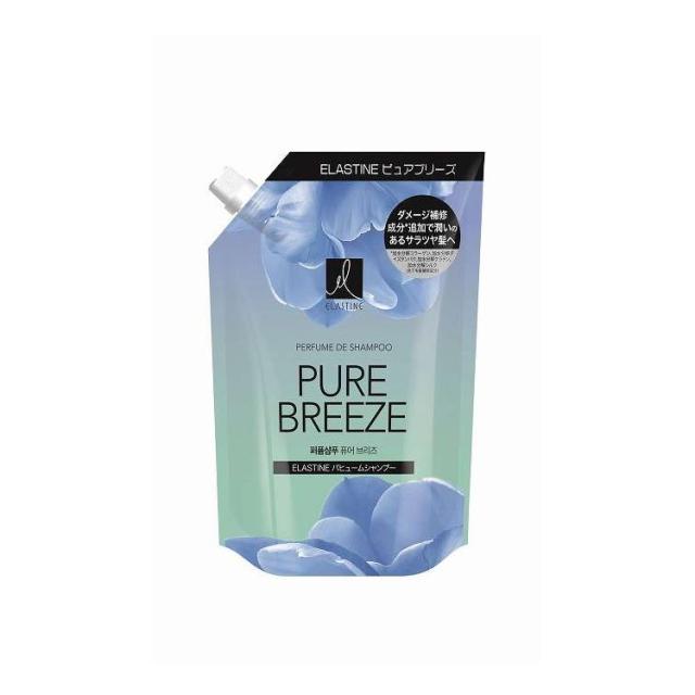 【単品18個セット】 エラスティンパヒュームシャンプーピュアブリーズ詰め替え350ML トイレタリージャパン(代引不可)【送料無料】