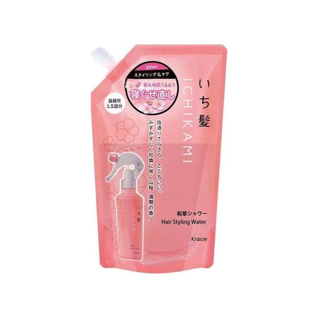 【単品10個セット】 クラシエ いち髪 髪&地肌うるおう寝ぐせ直し和草シャワー 詰替用(代引不可)【送料無料】