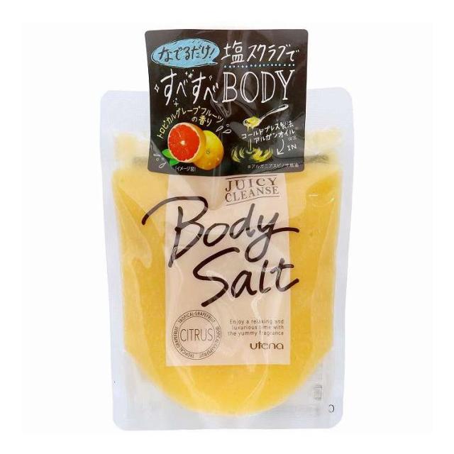 【単品20個セット】 ウテナ ジューシィクレンズ ボディソルト シトラス 300g(代引不可)【送料無料】