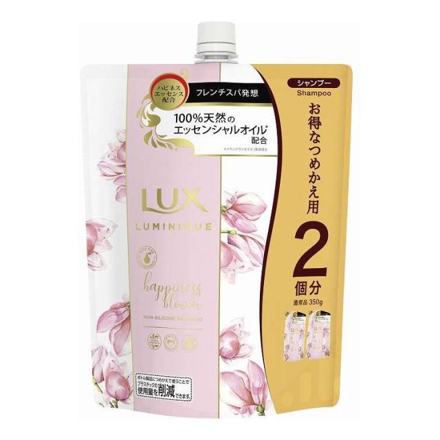 【単品10個セット】 ユニリーバ・ジャパン ラックス ルミニーク ハピネスブルーム シャンプー つめかえ用 700G(代引不可)【送料無料】