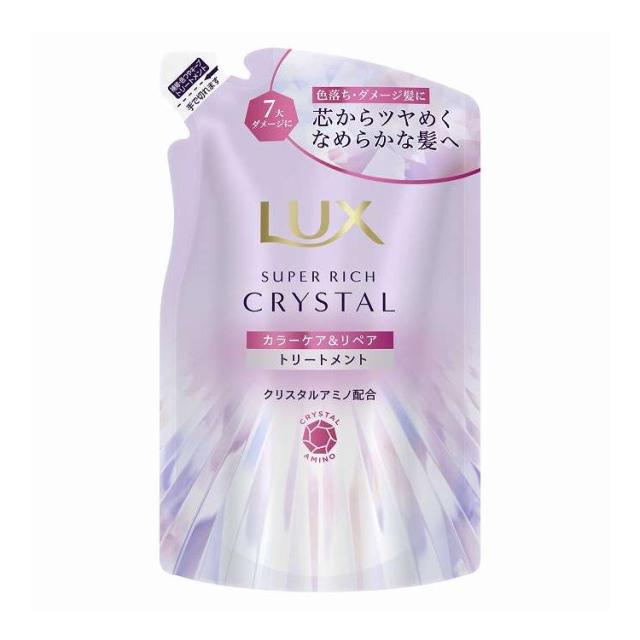 【単品17個セット】 ユニリーバ・ジャパン ラックス スーパーリッチクリスタル カラーケア&リペア トリートメント つめかえ用 300G(代引不可)【送料無料】