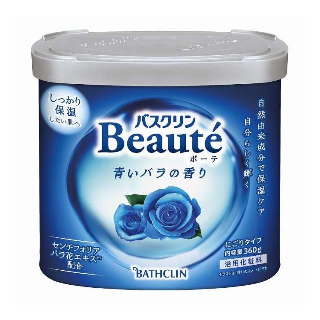 【単品17個セット】 バスクリン バスクリンボーテ 青いバラの香り 360G(代引不可)【送料無料】