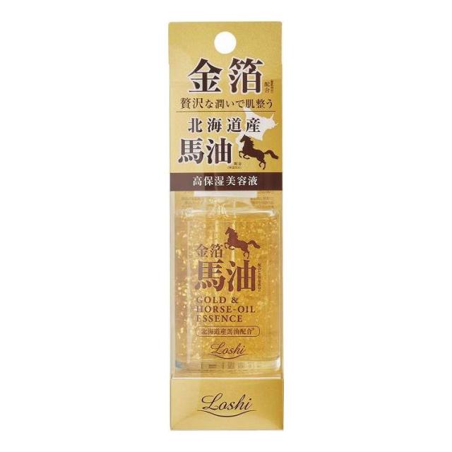 【単品18個セット】 コスメテックスローランド ロッシモイストエイド 金箔馬油配合エッセンス 30mL(代引不可)【送料無料】